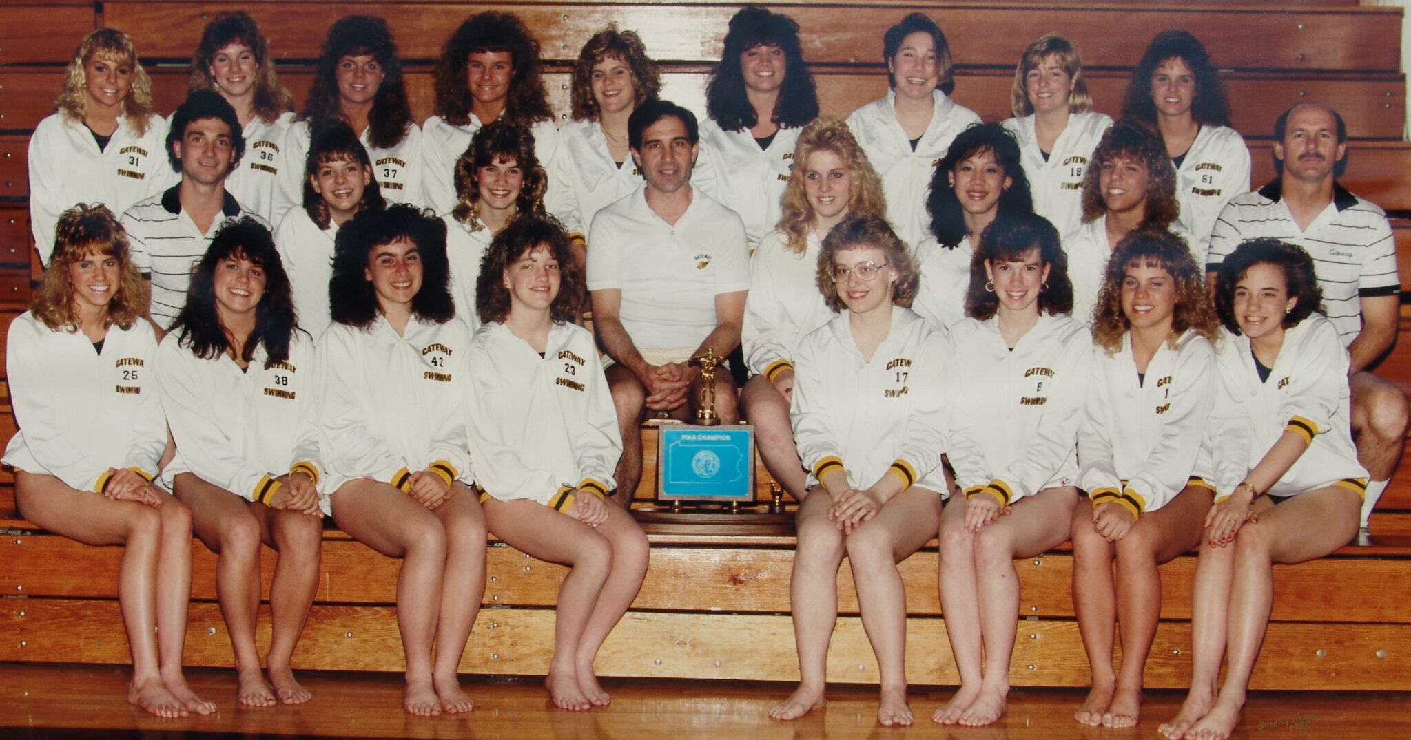 1988 GIRLS PIAA CHAMPIONSHIP SWIM TEAM – Gateway Sports Hall of Fame